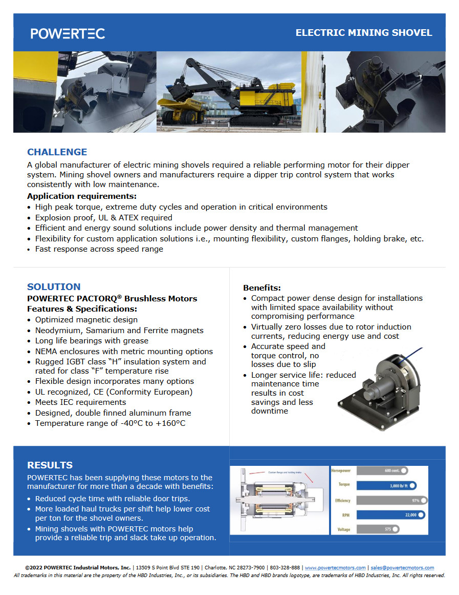 Product Information | Powertec Motors